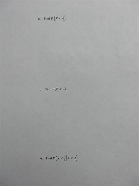 Solved Let X Be A Continuous Random Variable With Pdf Fx