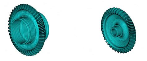Boundary Conditions And Finite Element Mesh Generation Of Central Bevel Gear Zhy Gear