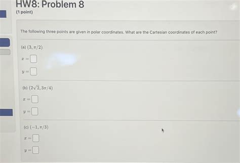 solved hw8 problem 8 1 ﻿point the following three points