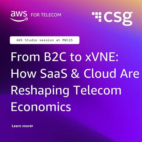 Aws Mwc25 Ai Saas Cloud Aws For Telecom