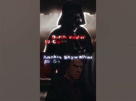 Darth Vader vs Anakin Skywalker - YouTube