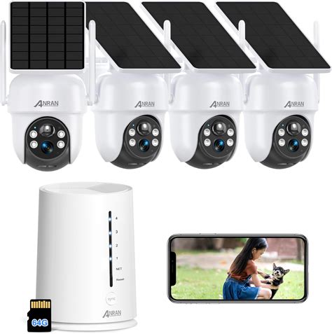 Camcamp Solar Wireless Security Camera 25k 4mp 4pcs