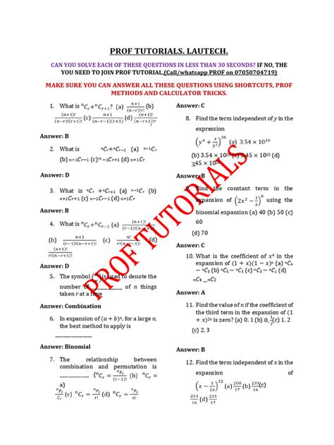 original mth 101 prof tutorials pdf matrix mathematics abstract