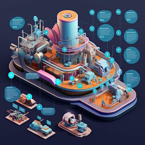 Premium Photo Operations Diagram 3d Isometric Illustration