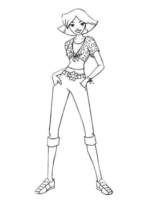 Totally Spies Parte 2 Desenhos Para Colorir QDB