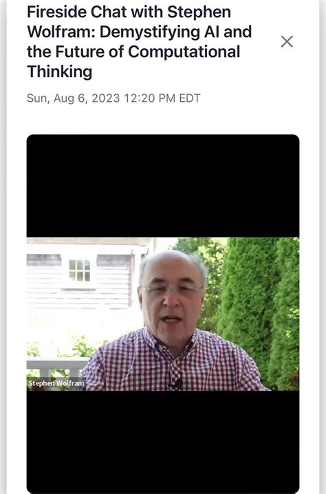 Stephen Wolfram On Computational Thinking Moving At The Speed Of Creativity By Wes Fryer