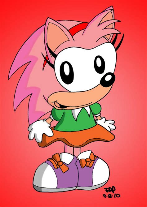 Classic Amy Rose By Jaypricecartoons On Deviantart