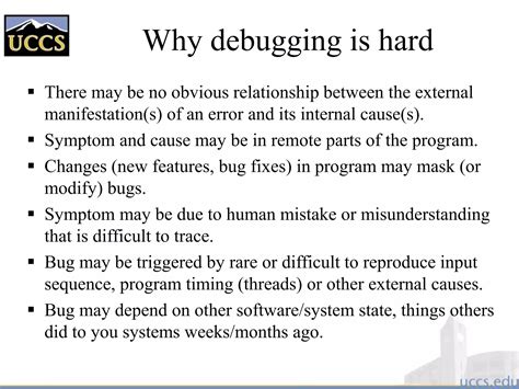 Debugging 1ppt Programming Languages Computing
