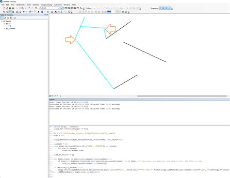 Select How To Add Geometry To Current Section In Arcpy Geographic Information Systems Stack