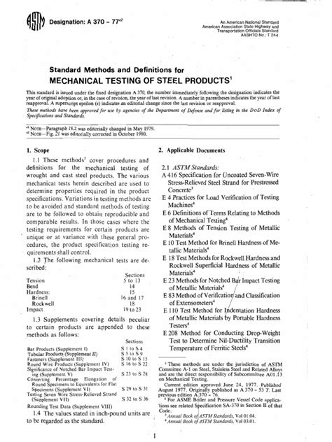 Pdf Astm A370 1977 Dokumen Tips