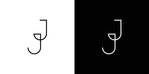 Modern And Simple Letter Jj Initials Logo Design 22393222 Vector Art At
