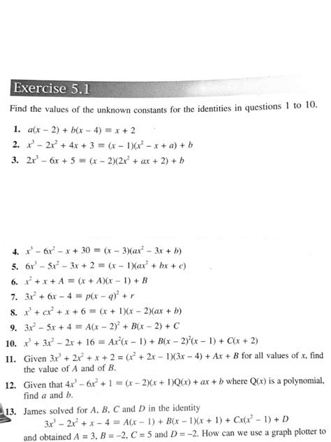 Chapter5 Polynomialsfactorremainder Theoremandmiscellaneous Pdf