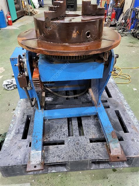 용접용 포지셔너 600kg 용접용 턴테이블 금형공작 중고나라