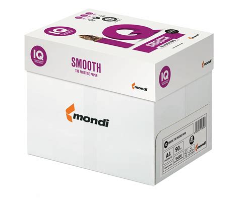 Бумага IQ Smooth A4 90 г/м², 500 л, белый — купить в интернет-магазине ...