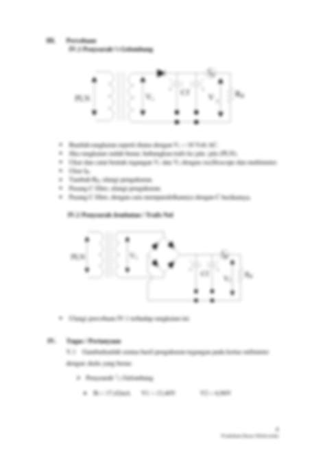 SOLUTION Laporan Praktikum Rangkaian Dioda Studypool