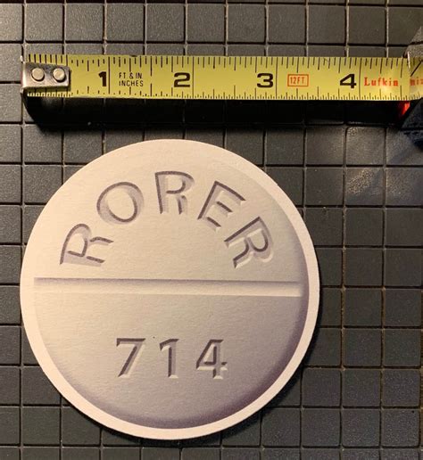 Quaalude Rorer 714 Coasters Quaalude Bottle