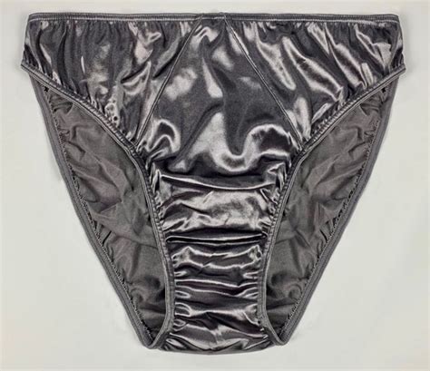 Satin High Cut Briefs