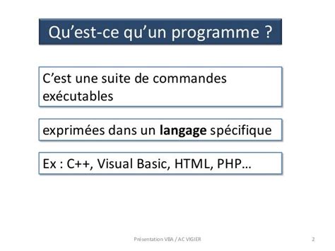 Introduction Aux Macros Sous Excel