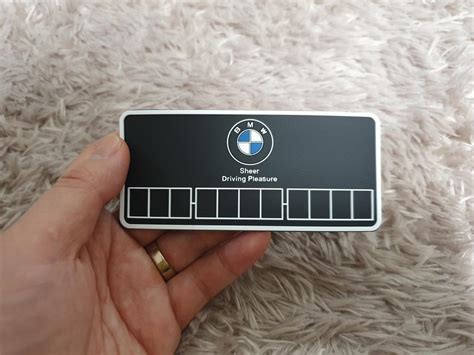Bmw 로고 논슬립 주차알림판 딜러 출고용 주차번호판 헬로마켓