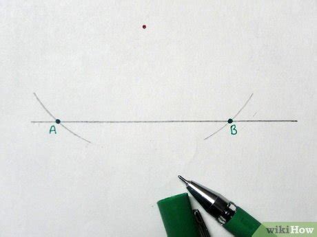 How To Construct A Perpendicular Line To A Given Line Through Point Outside The Line