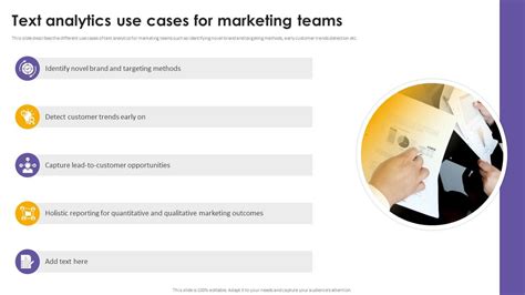 Text Analytics Use Cases For Marketing Teams Ppt Presentation