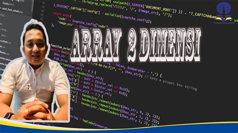 struktur data array 2 dimensi youtube