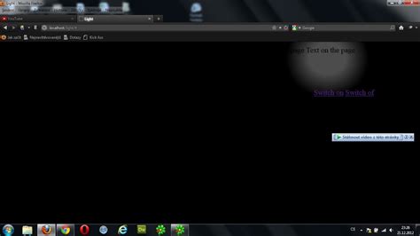 Lamp Effect On Website With Jquery Css And Htmlwmv Youtube