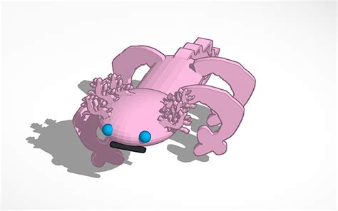 3d Design Axolotl Tinkercad