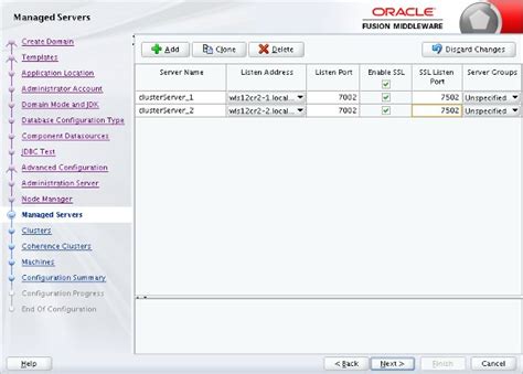 Oracle Base Weblogic Server 12cr1 1212 And 1213 Clustered Domains