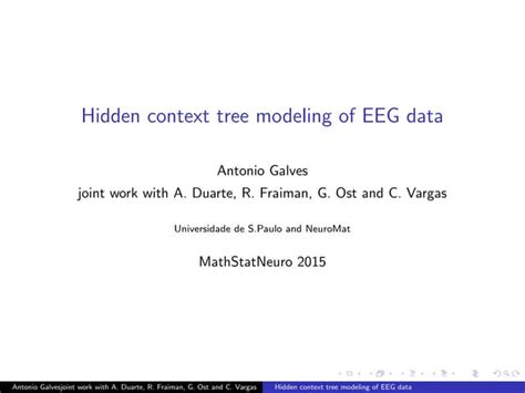 hidden context tree modeling of eeg data ppt
