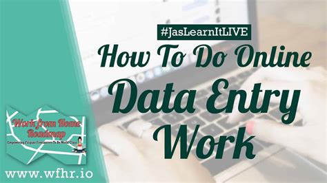How To Do Data Entry Work Virtual Assistant Bootcamp