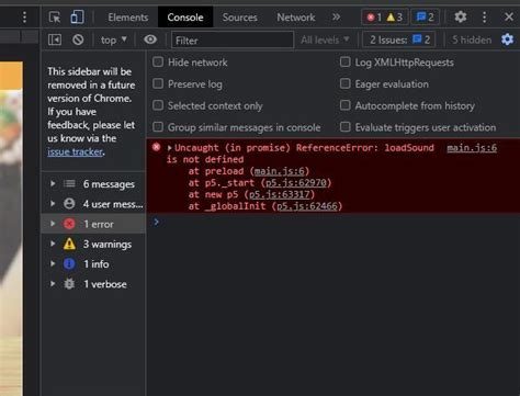 How To Fix The Loadsound Is Not Defined Command From P5js