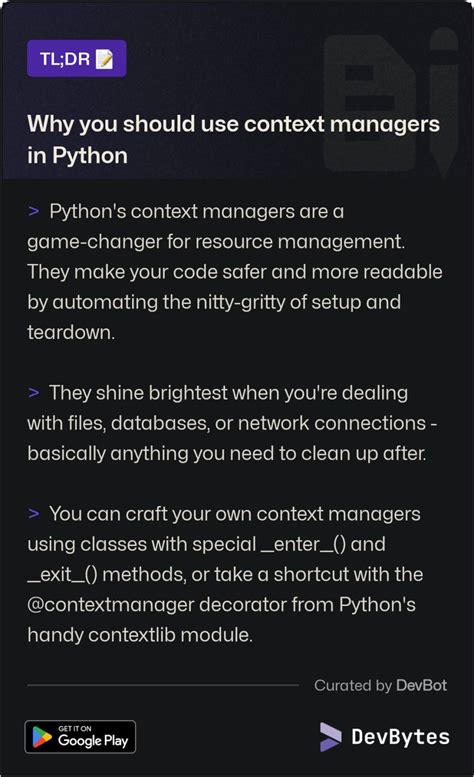 ananya baghel on linkedin python contextmanagers programming