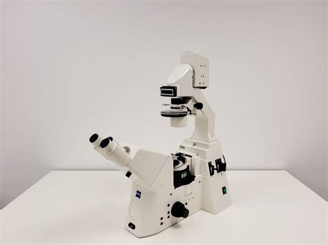 Zeiss Axiovert 200m Inverted Microscope With Lamp Condenser And Filters