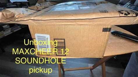 Unboxing Maxcheer 12 Soundhole Pickup Youtube