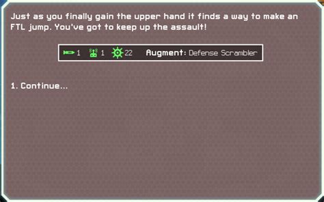 Got This After Phase 1 Of The Boss I Had 1 Free Augment Slot Rftlgame