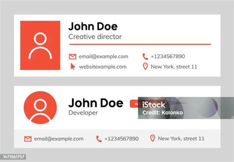 이메일 서명 템플릿 디자인 회사 메일 비즈니스 전자 메일 서명 벡터 배너 서명 필기에 대한 스톡 벡터 아트 및 기타 이미지 서명 필기 전자메일 형판 Istock