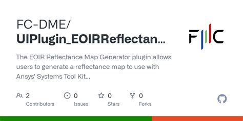 Github Fc Dmeuiplugineoirreflectancemap The Eoir Reflectance Map Generator Plugin Allows
