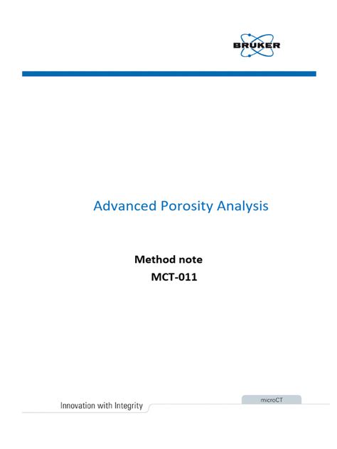 Mn011 Advanced Porosity Analysis Pdf Porosity Voxel
