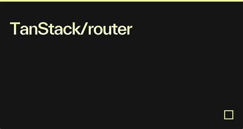 Tanstackrouter Codesandbox