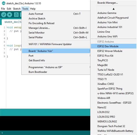 prodino esp32 versions tutorial kmp electronics ltd