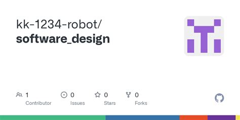 Github Kk 1234 Robotsoftwaredesign