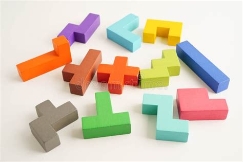 Logical Thinking And Problem Solving Problem Solution Creative Business Wooden Puzzle Geometric