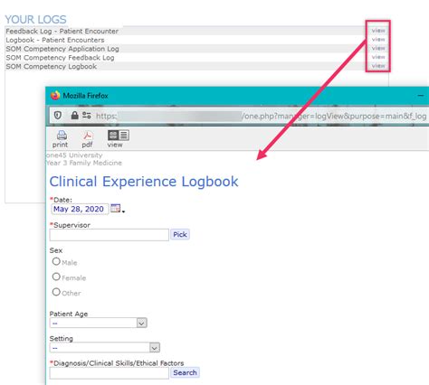 Procedure Log Book