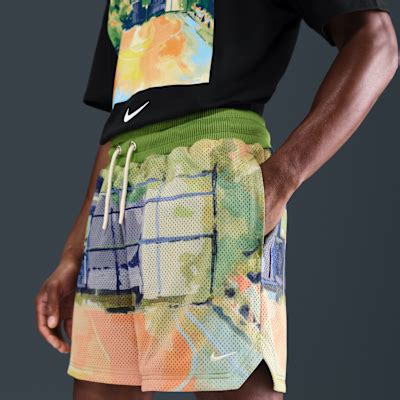 Nike Mens Dri Fit 5 Mesh Basketball Shorts