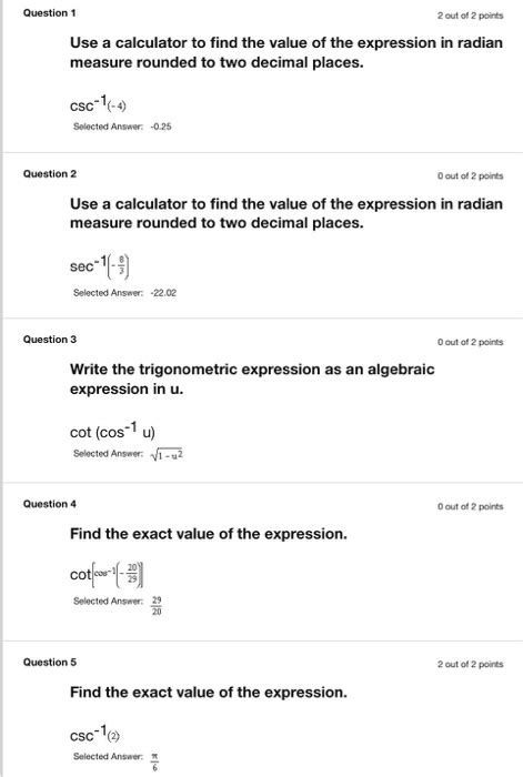 solved use a calculator to find the value of the expression