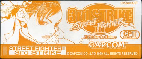 Cps3 Street Fighter Iii 3rd Strike Fight For The Future Mvs