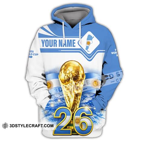 Unisex Shirt Custom Argentina Fifa World Cup 2026 3d Shirt