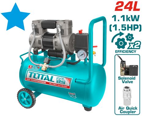 Air Compressor Silent And Oil Free 24 Lit Abnaa Mohamed Zakaria