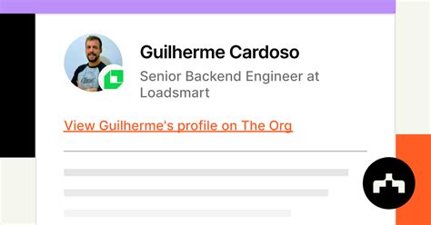 guilherme cardoso senior backend engineer at loadsmart the org